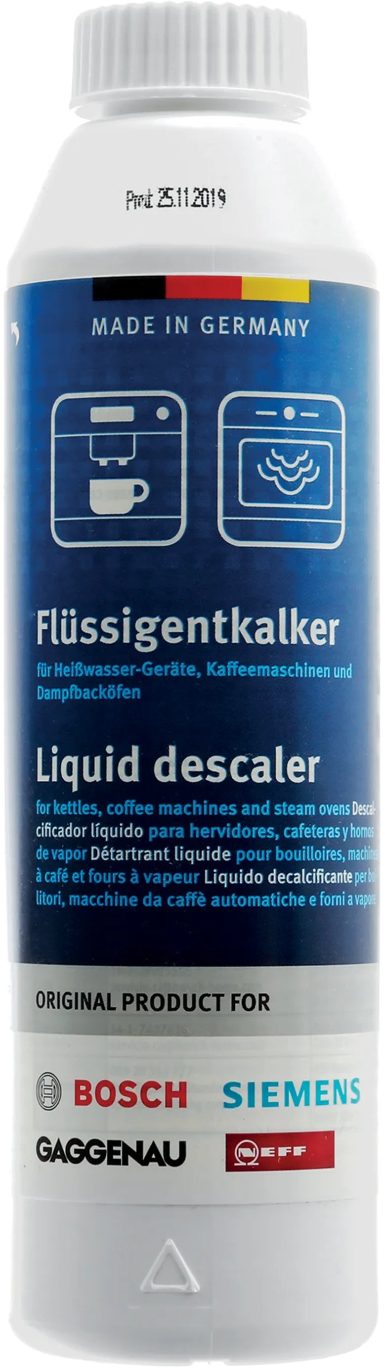 312010 Bosch Coffee Machine Liquid Descaler & Steam Oven 250ML ...